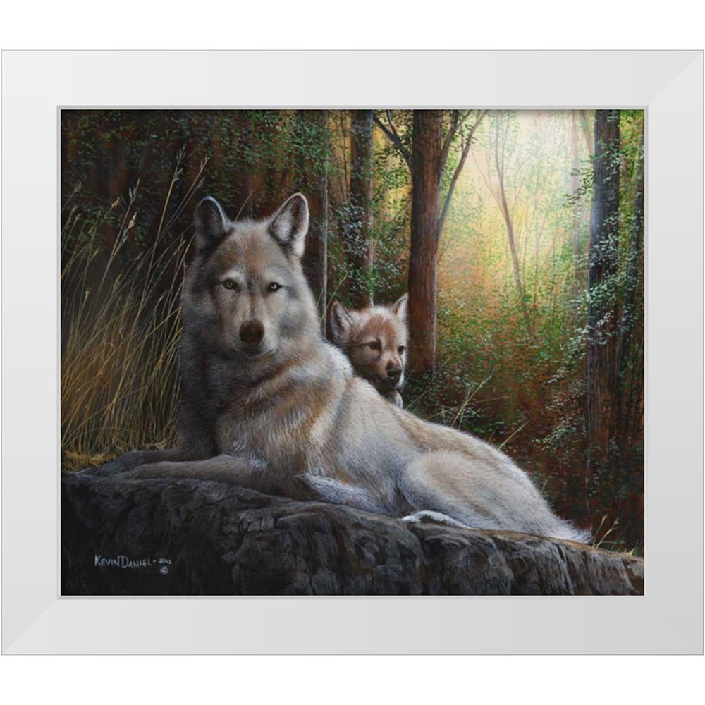 Daniel, Kevin 23x20 White Modern Wood Framed Museum Art Print Titled ...