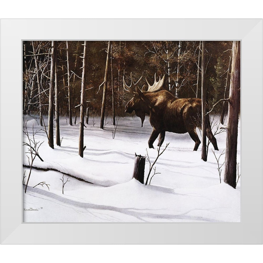 Daniel, Kevin 30x26 White Modern Wood Framed Museum Art Print Titled ...