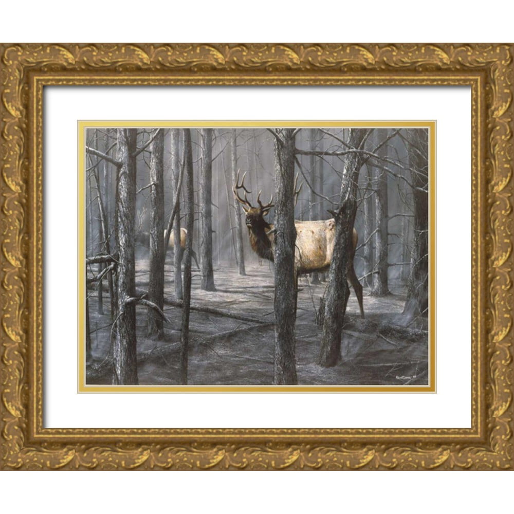 Daniel, Kevin 32x25 Gold Ornate Wood Framed with Double Matting Museum ...