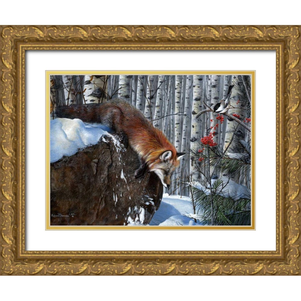 Daniel, Kevin 32x25 Gold Ornate Wood Framed with Double Matting Museum ...