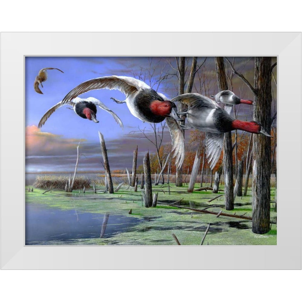 Daniel, Kevin 32x25 White Modern Wood Framed Museum Art Print Titled ...