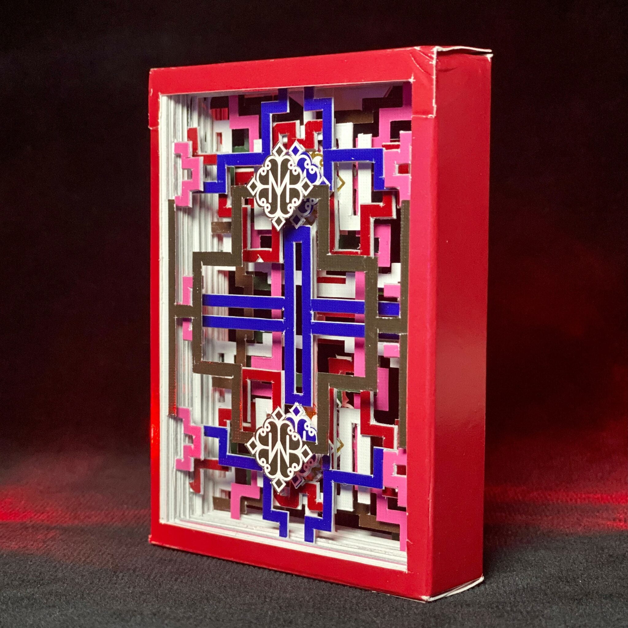 Madison Rounders Reverse RED carved playing cards by Victor de Urda 1 ...