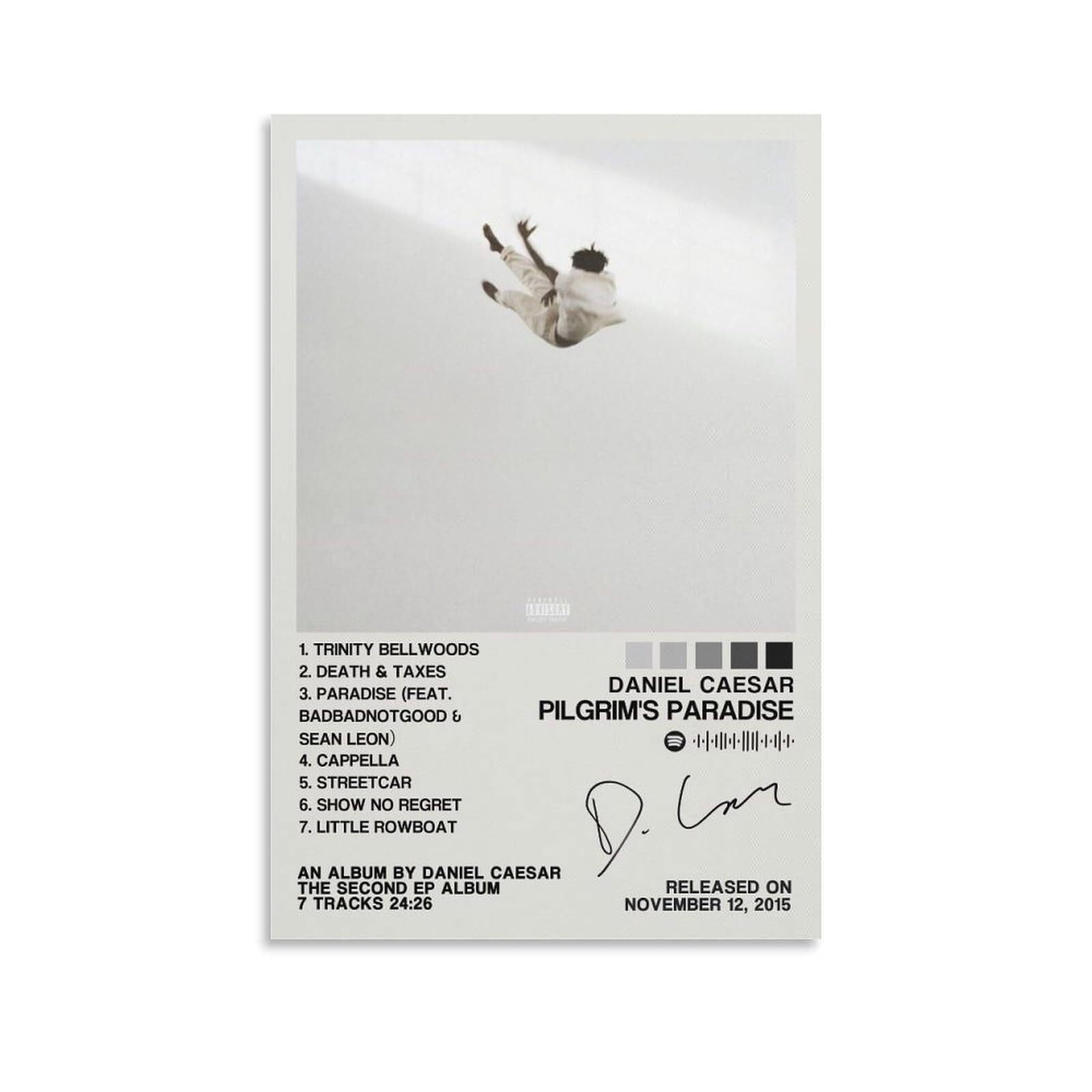 Daniel Poster Caesar Album Cover Signed Poster Prints Canvas Wall Art ...