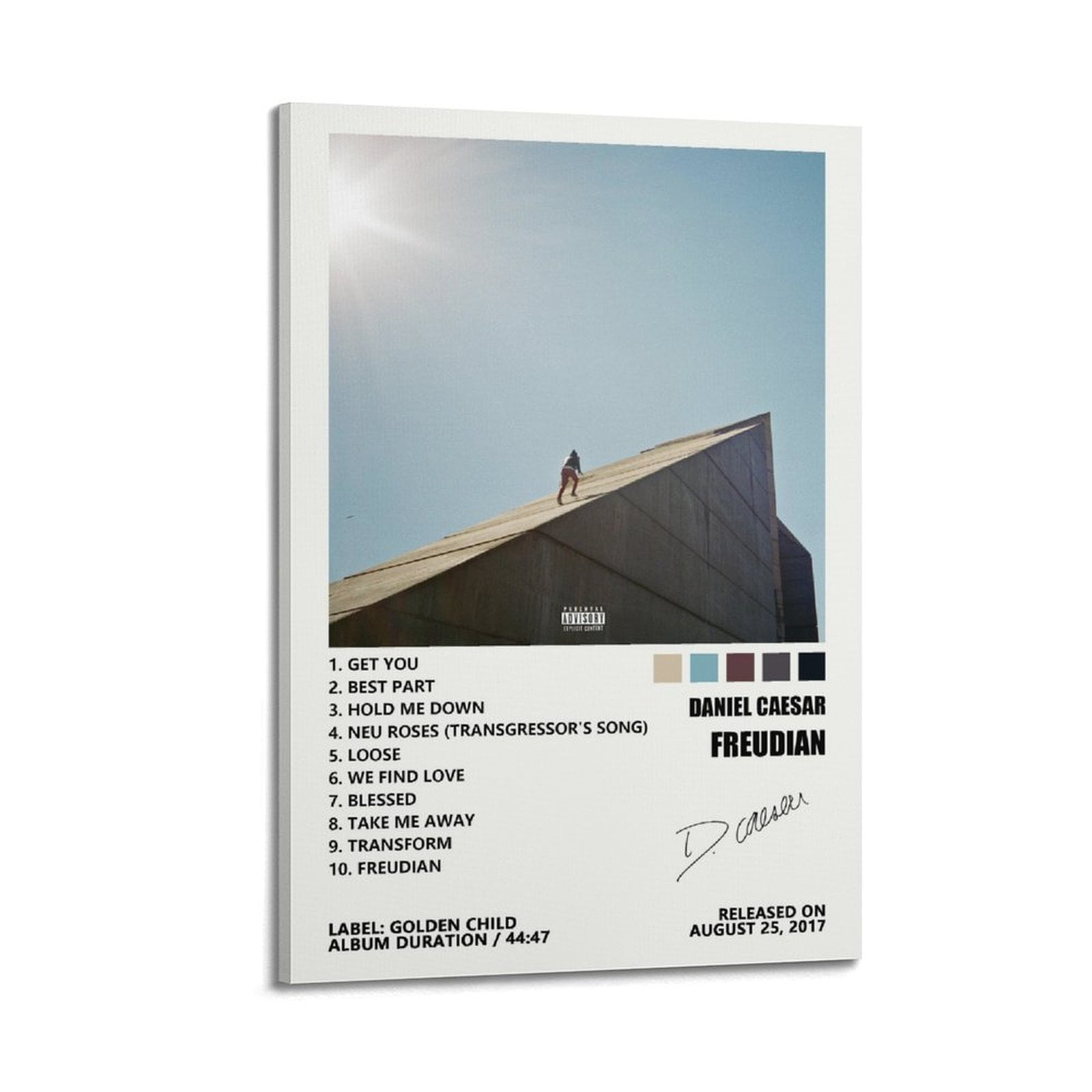 Daniel Poster Caesar Freudian Music Album Cover Anime Star Music ...