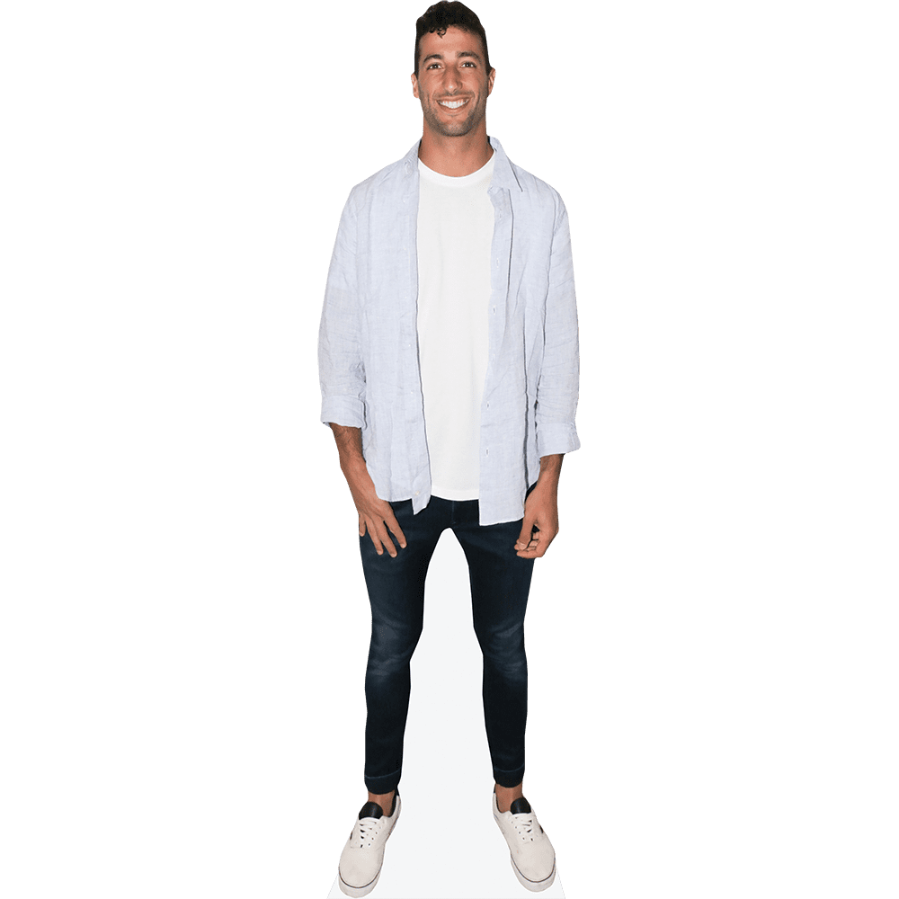 Daniel Ricciardo (Casual) Mini Cardboard Cutout Standee - Walmart.com