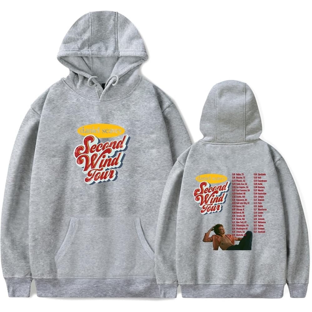 Daniel Seavey Second Wind Tour 2025 Unisex Hoodie with Pockets ...