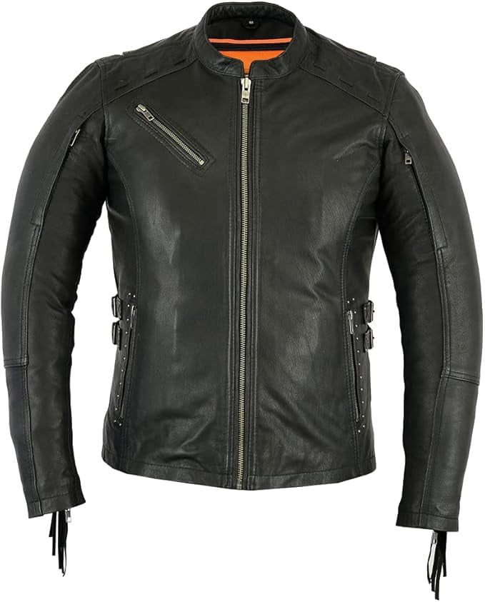 Daniel Smart Classic Women’s Leather Jacket - Goatskin Motorcycle ...