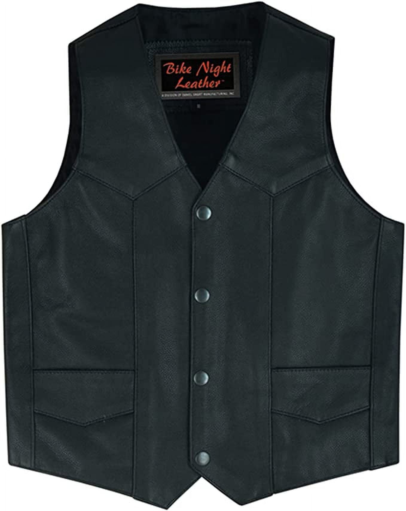 Daniel Smart Kid’s leather Vest - Premium Cowhide Leather Kid’s Vest ...