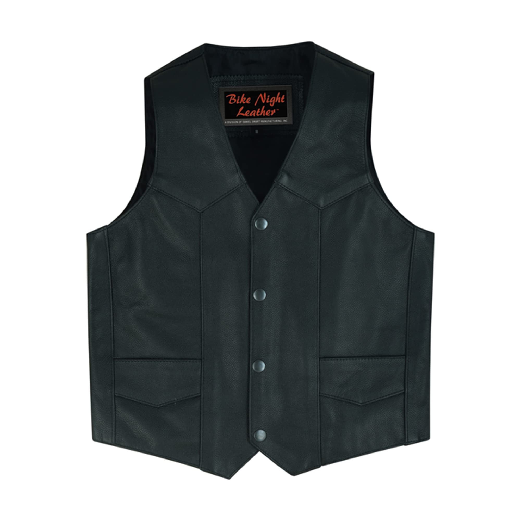 Daniel Smart Kid’s Leather Vest - Premium Cowhide Leather Kid’s Vest ...