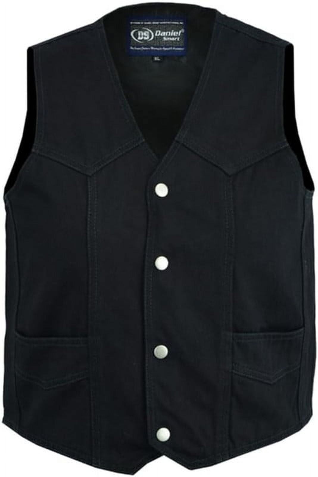 Daniel Smart Kids Jean Vest Denim Vest Kids with Unique V Neck Design ...