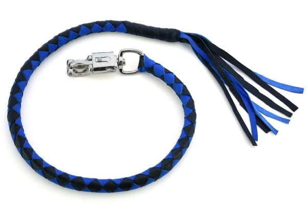 Daniel Smart Leather Motorcycle Whip with Pool Ball Biker Get Back Whip ...