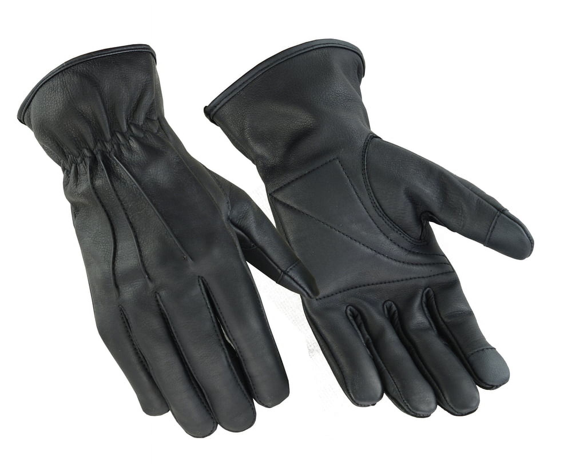 Daniel Smart Men’s Leather Gloves – Aniline Cowhide Leather Motorcycle ...