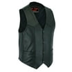 Maxam Buffalo Leather Motorcycle Vests for Men - Medium - Walmart.com