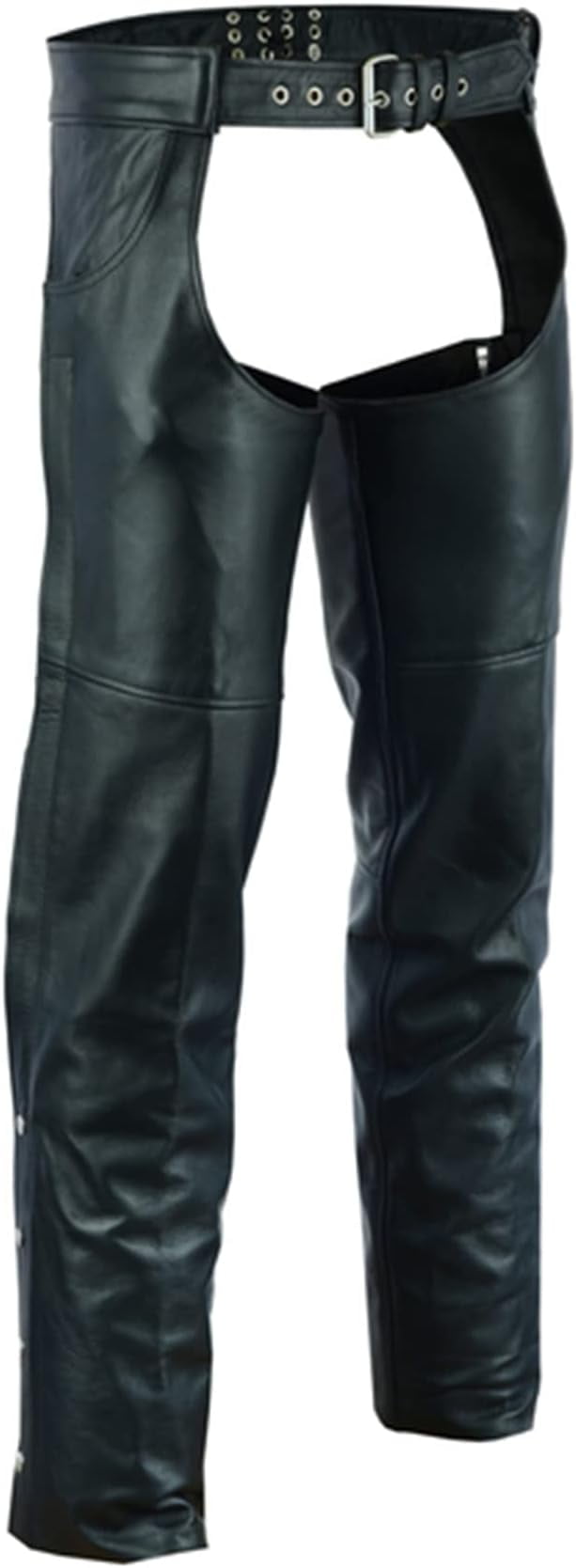 Daniel Smart Motorcycle Leather Chaps All Season Unisex Biker Assless ...