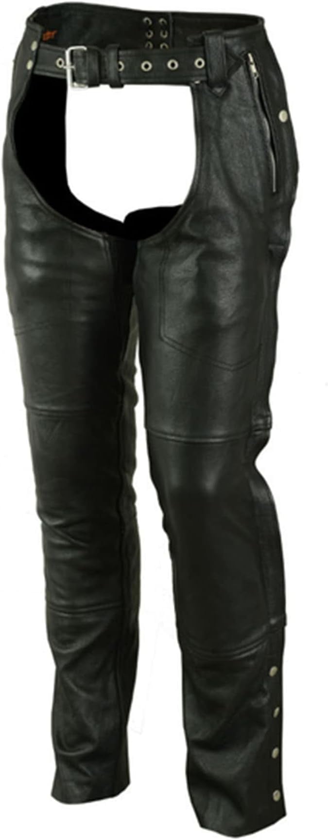 Daniel Smart Motorcycle Leather Chaps All Season Unisex Biker Pant with ...