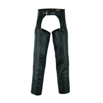 Daniel Smart Men Classic Biker Leather Pant – Black Casual Motorcycle ...