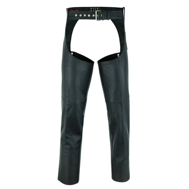 Daniel Smart Motorcycle Leather Chaps – All Season Unisex Biker Pant ...