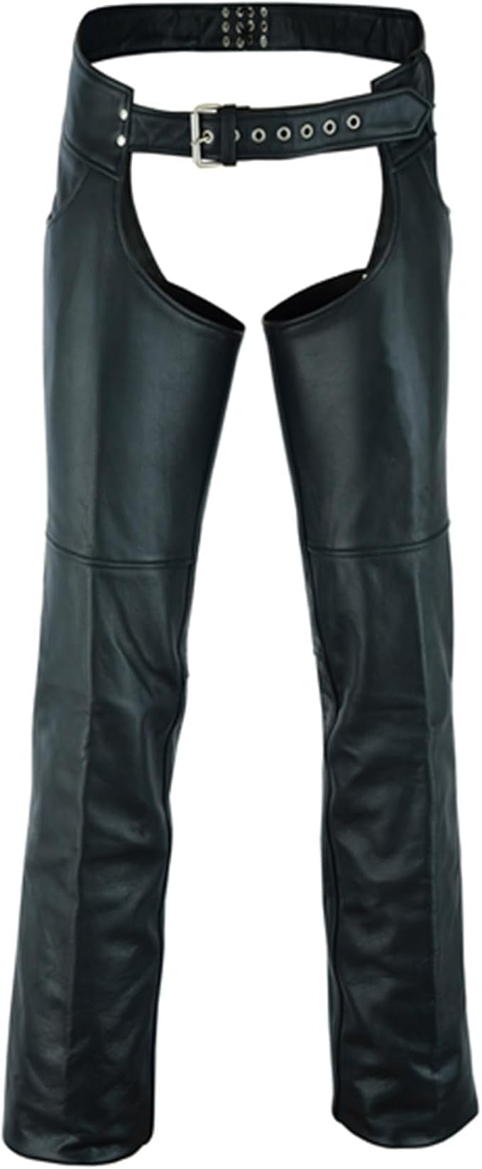 Daniel Smart Motorcycle Leather Chaps – All Season Unisex Biker Pant ...