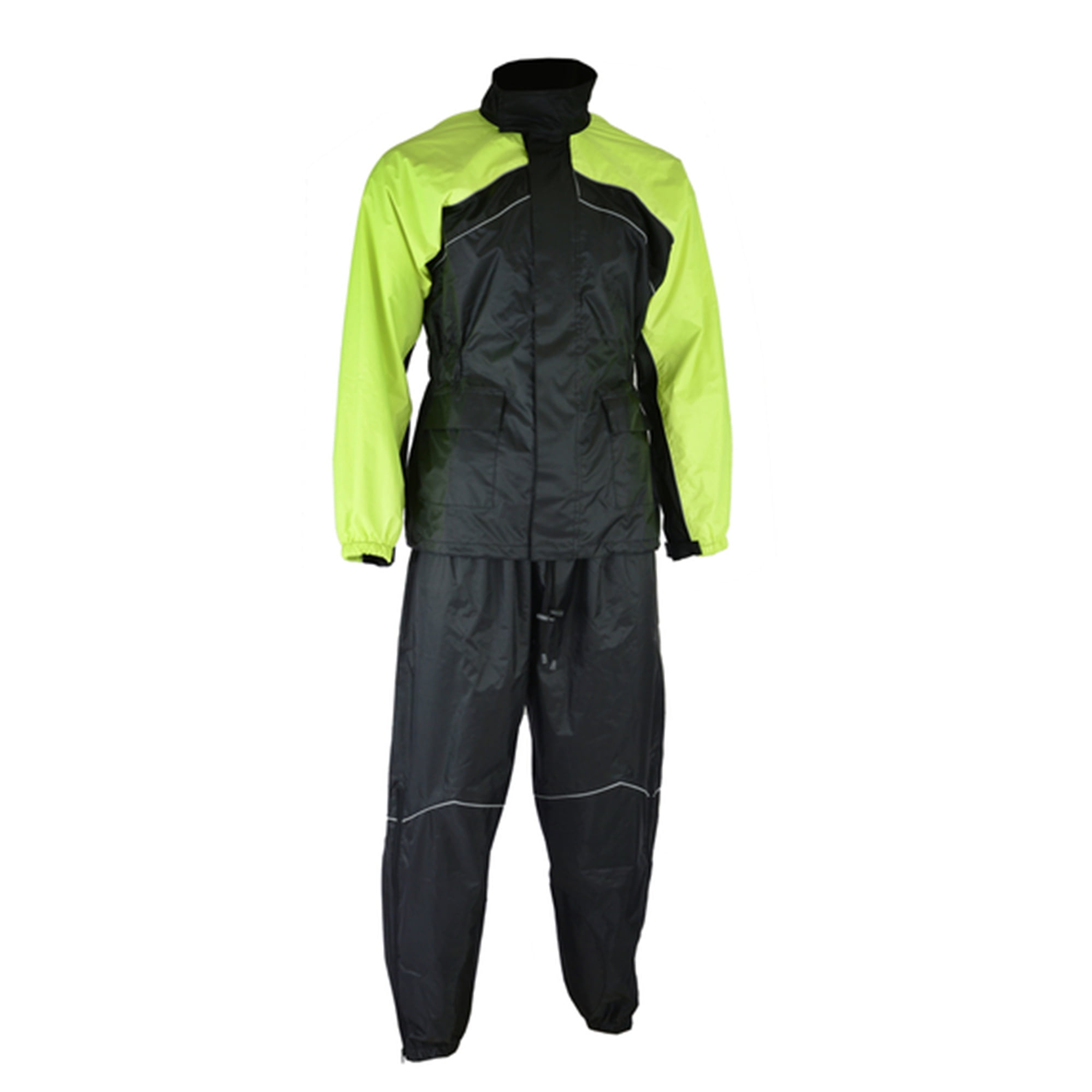 Daniel Smart Motorcycle Soft Polyester Rain Suit for Men Waterproof ...