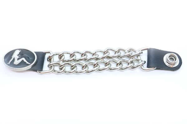 Daniel Smart Motorcycle Vest Extender - Silver Double Chain Biker Vest ...