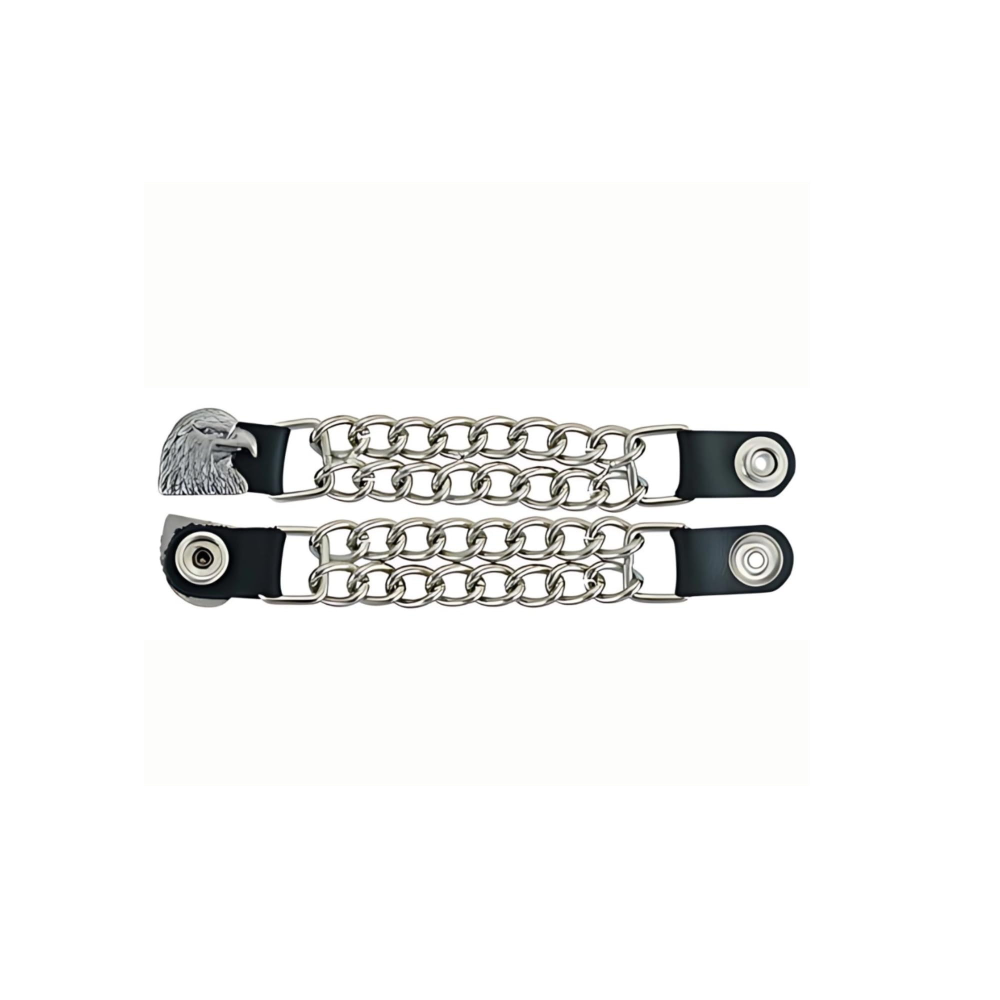 Daniel Smart Motorcycle Vest Extender Double Chain with Unique Designs ...