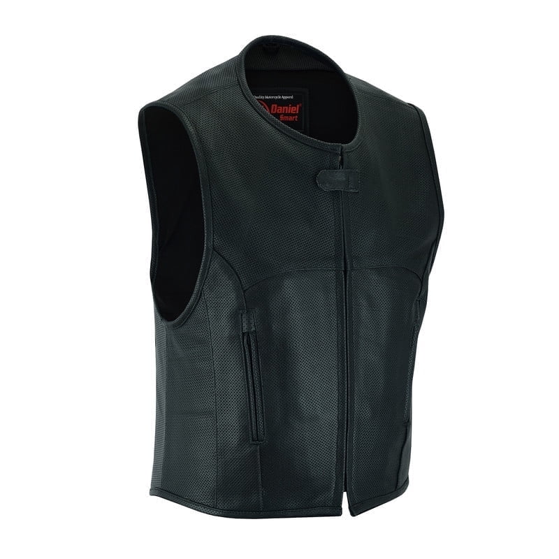 Daniel Smart S to 8 XL Men leather vest Cowhide Motorcycle Leather Vest ...