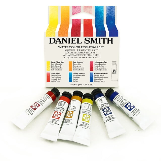 Daniel Smith Extra-Fine Essentials Introductory Watercolor Set, 9 ...