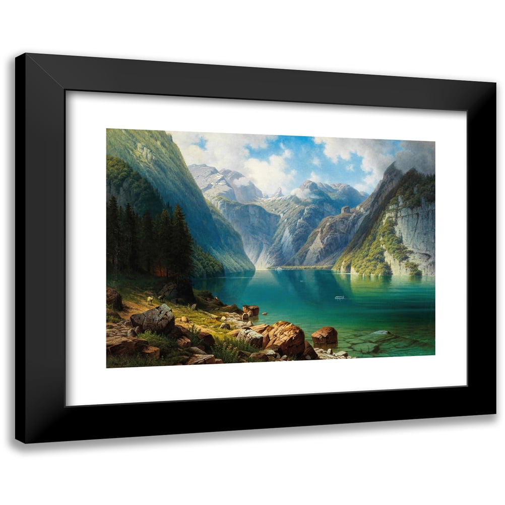 Daniel Somogyi 24x18 Black Modern Framed Museum Art Print Titled - A ...