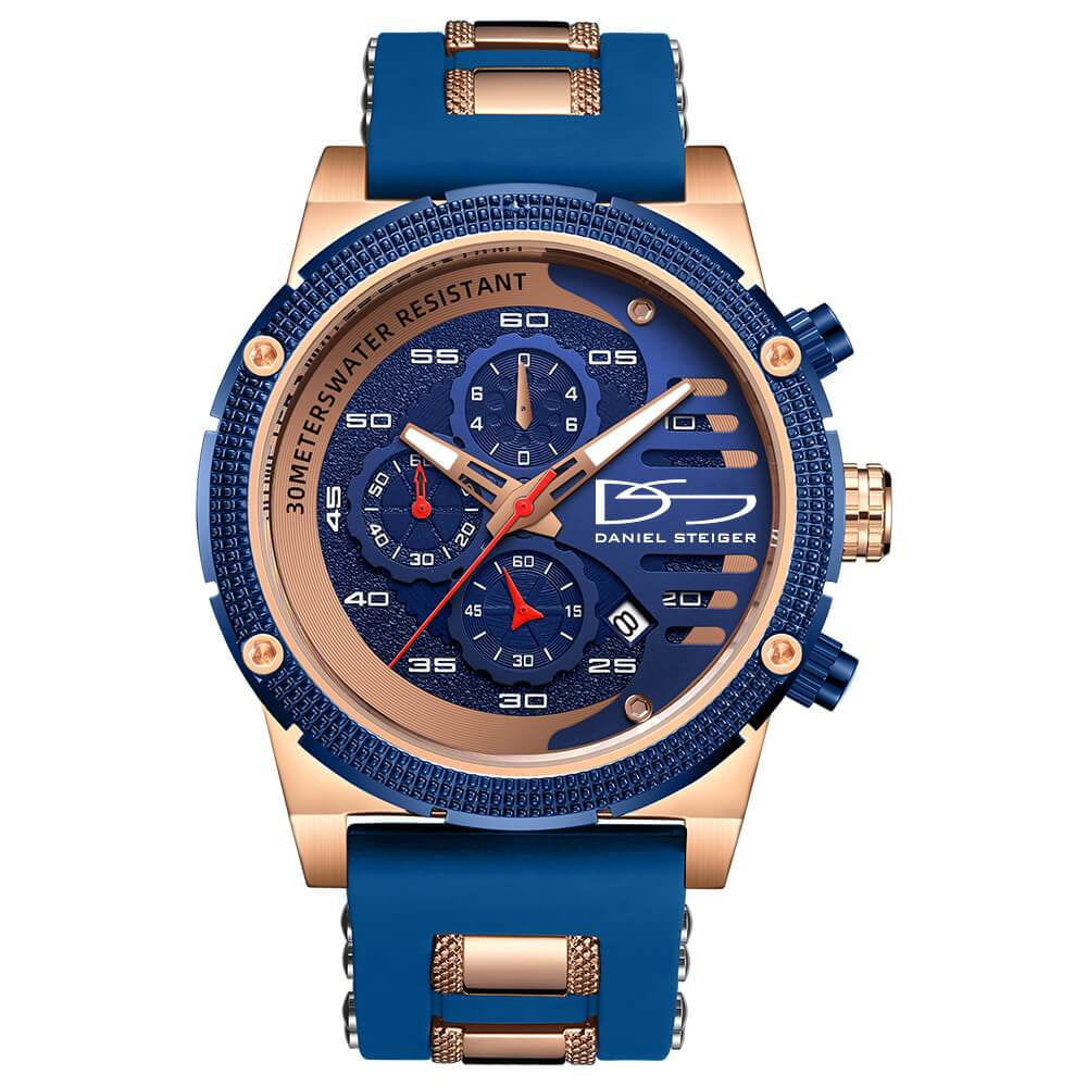 Daniel Steiger Renegade Men's Watch - Split-Second Chronograph Sports ...