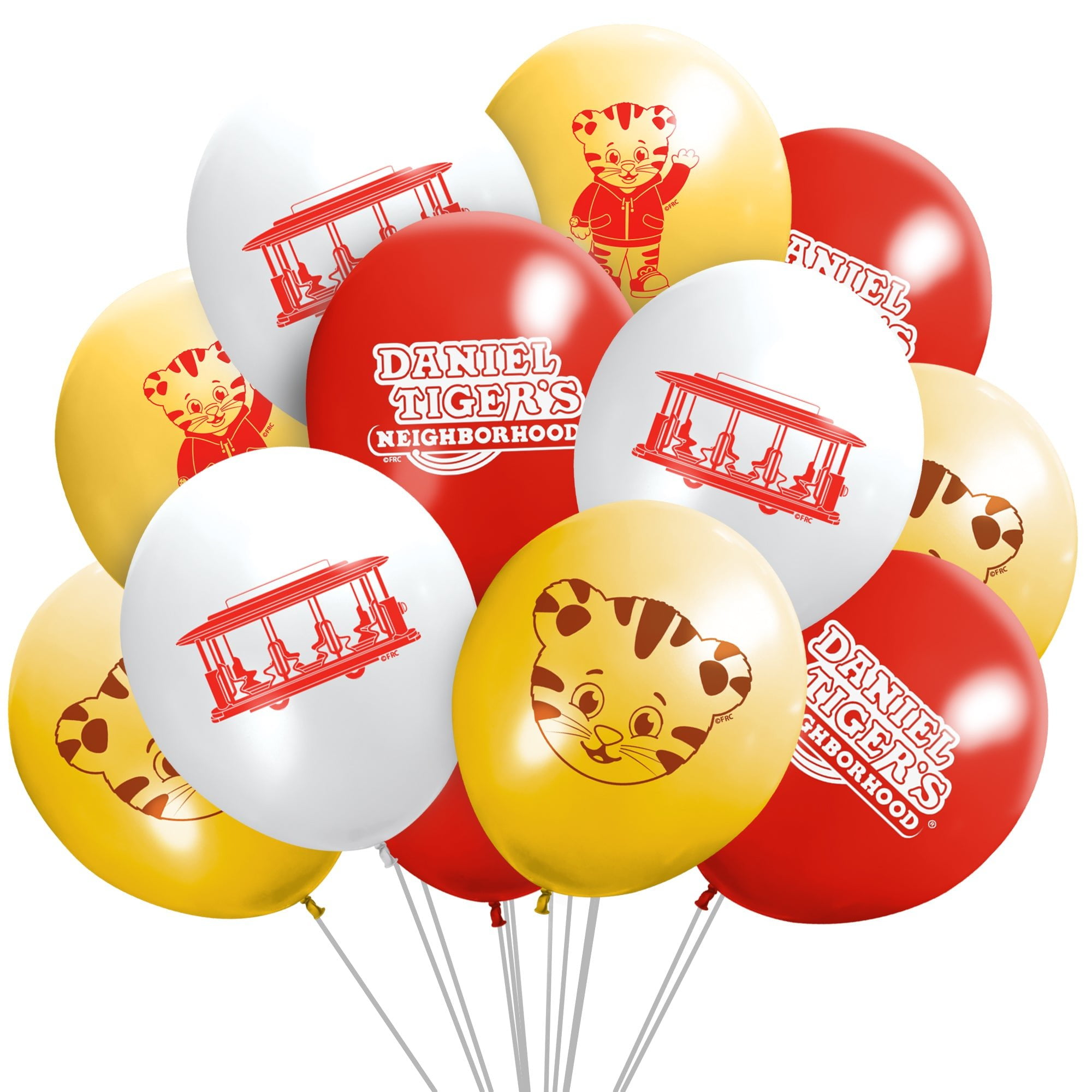 Daniel Tiger Balloons 12 Pack - Daniel Tiger Birthday Supplies ...
