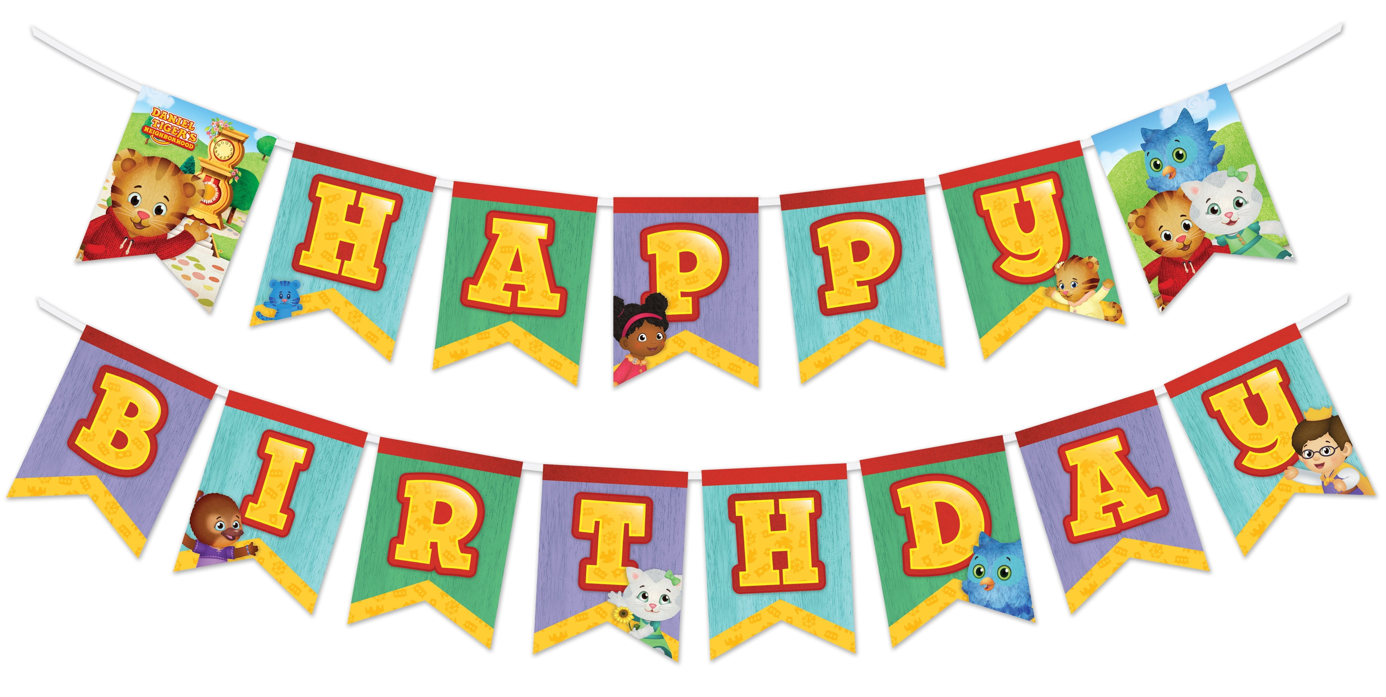 Daniel Tiger Banner - Daniel Tiger Birthday Supplies - Walmart.com