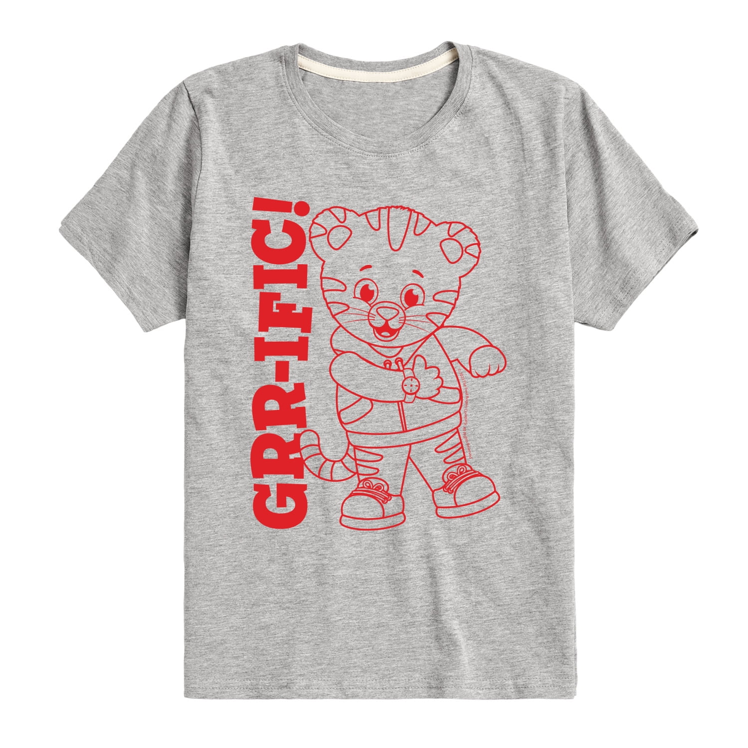 Daniel Tiger - Daniel Line Art - Youth Short Sleeve T-Shirt - Walmart.com