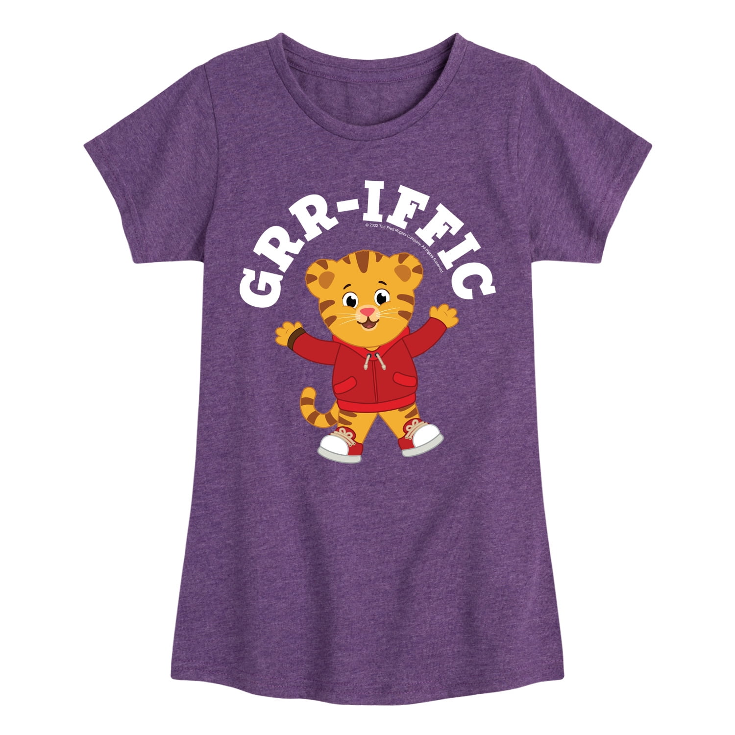 Daniel Tiger - Grrific Daniel Tiger - Girls Toddler and Youth Fitted ...