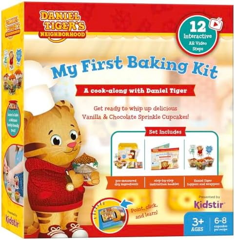 Daniel Tiger Kids Baking Kit Cooking Set For Kids Cupcakes DIY Kit, My ...