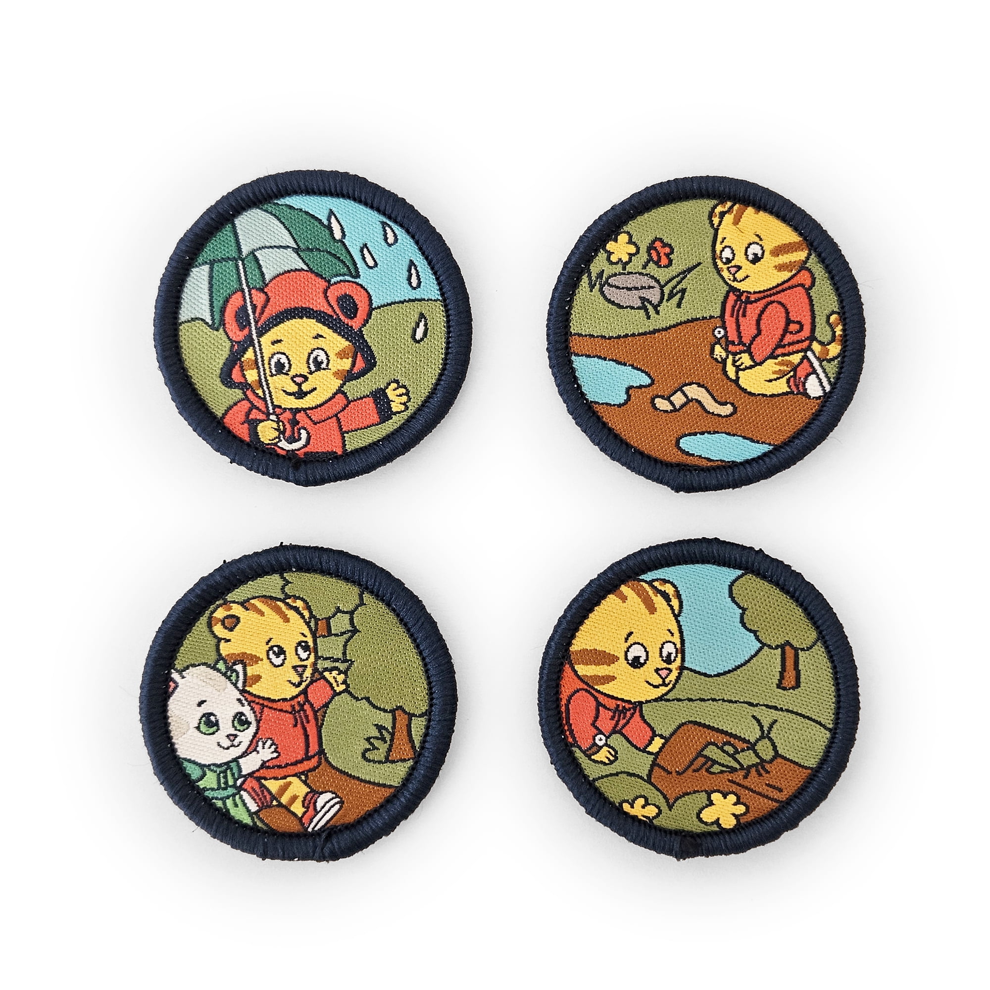 Daniel Tiger’s Neighborhood Happy Song Patches, 4 Embroidered Kids ...