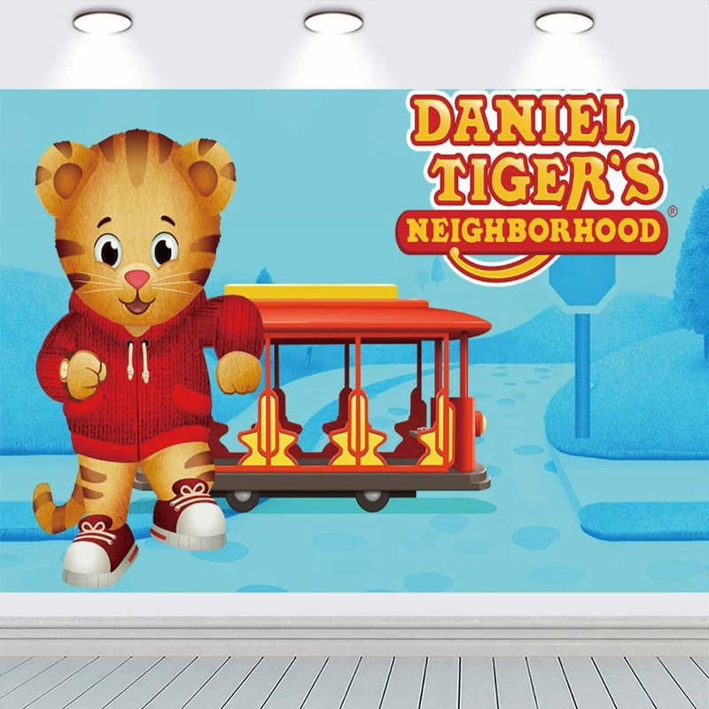 Daniel Tiger's Neighborhood Party Supplies Background Backdrop ...