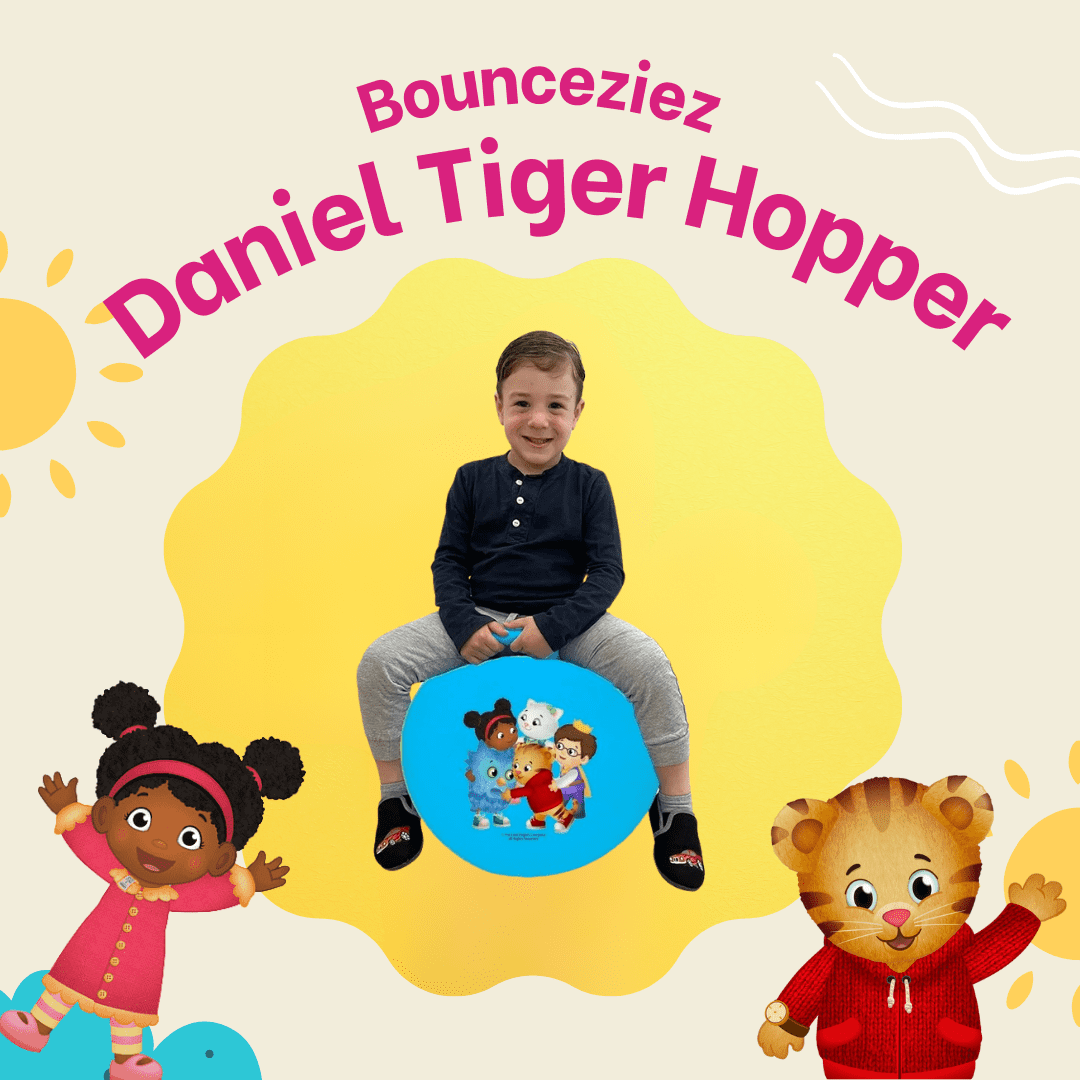 Daniel Tiger's Neighborhood by Waloo Products 15 inch Round Hopper Ball ...