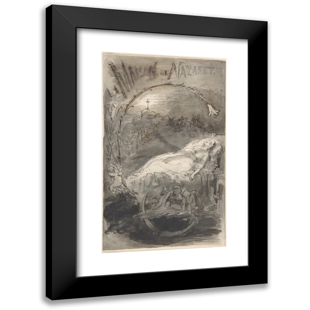 Daniel Vierge 16x24 Black Modern Framed Museum Art Print Titled ...