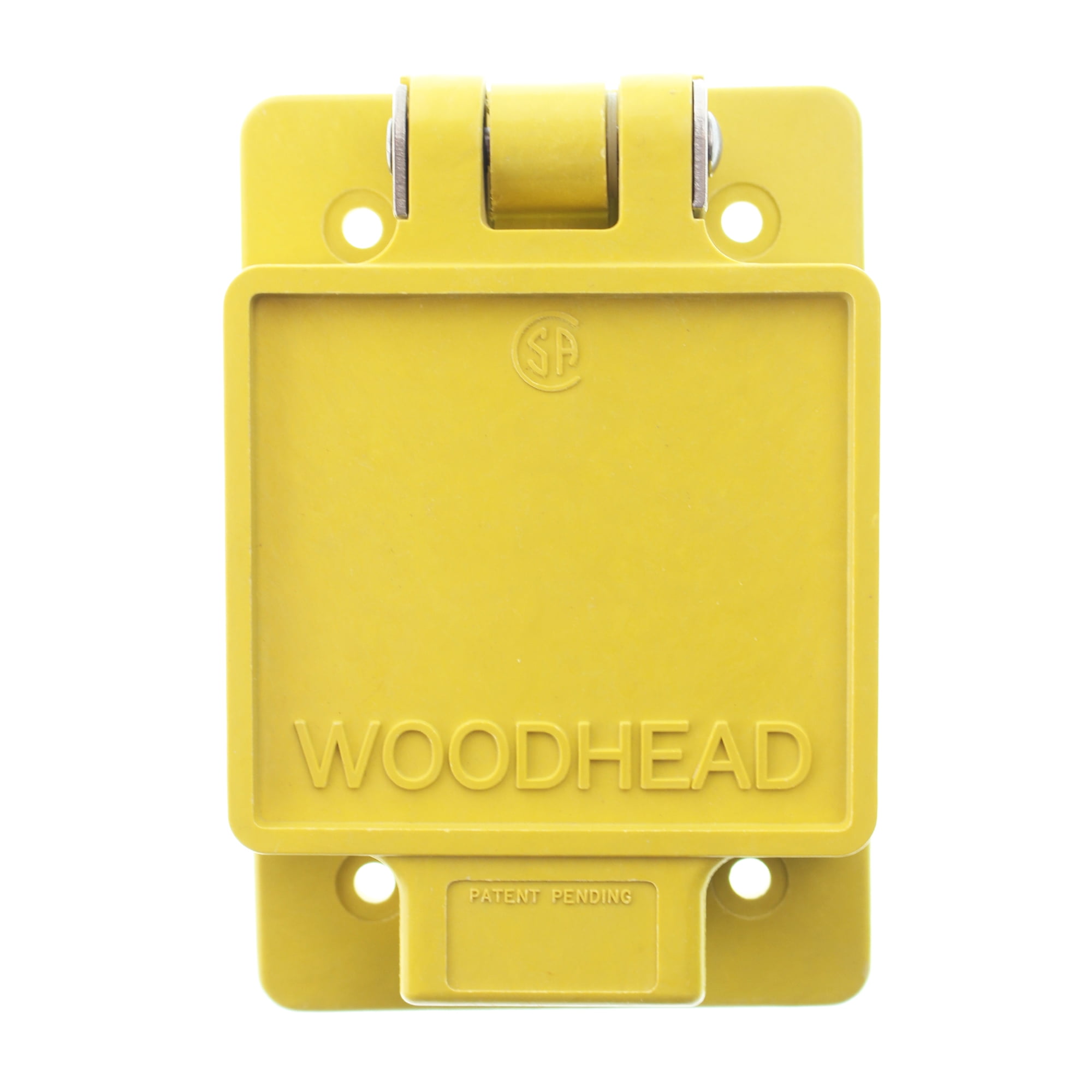 Daniel Woodhead 6700 Watertite Receptacle Cover for FS/FD Box, Yellow ...