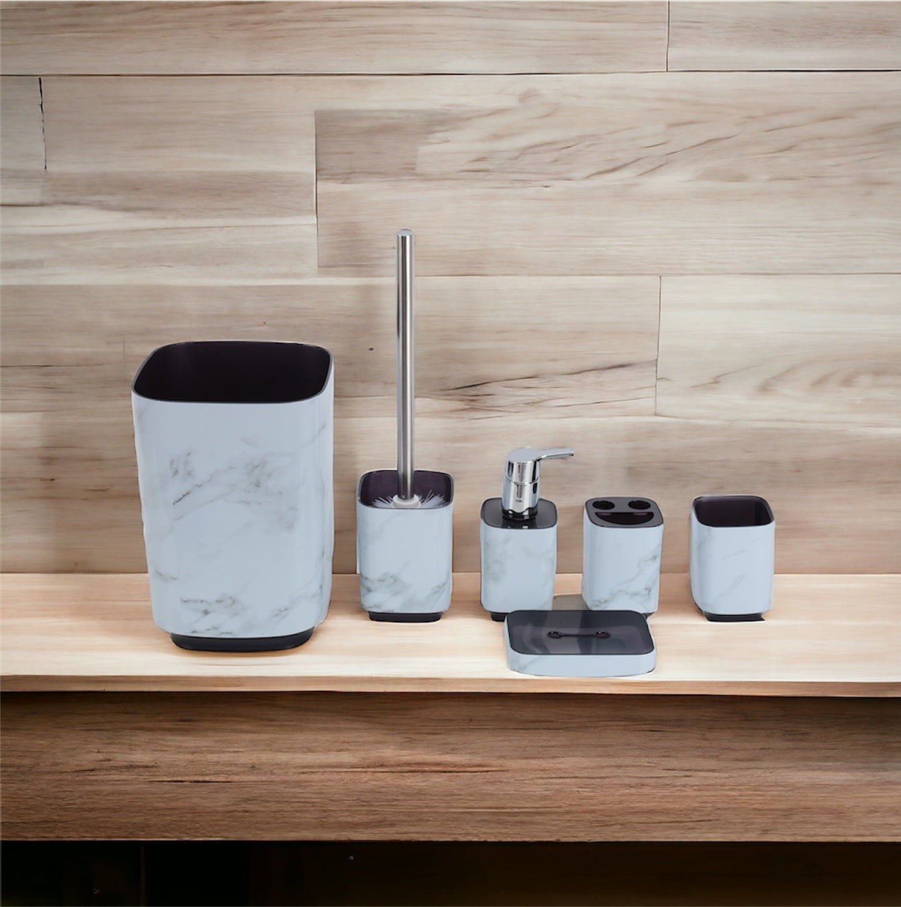 Daniel's 7-Piece Bathroom Linen & Accessory Set - Walmart.com