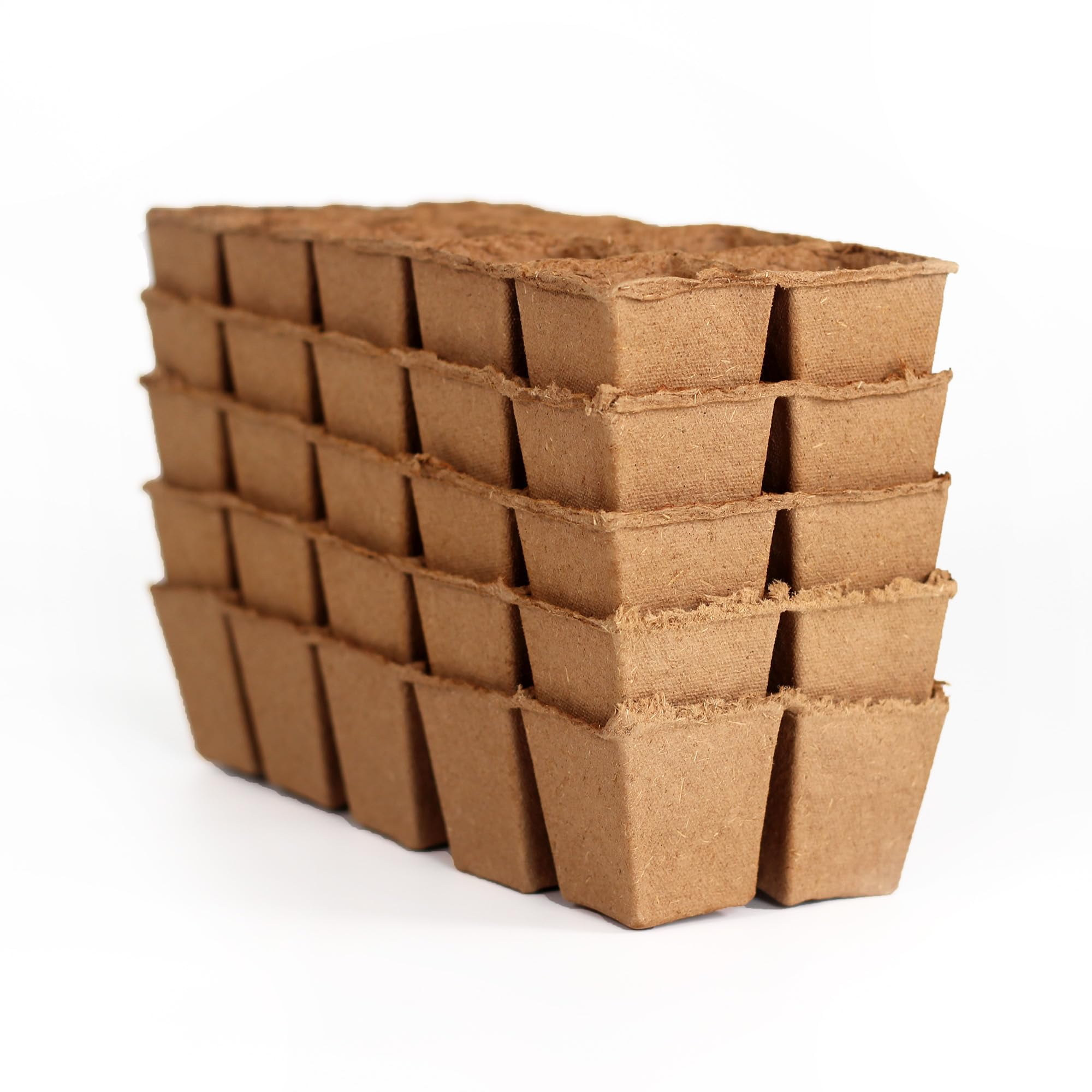 Daniel's Plants 2" AJH3 Naked Pots Seedling Trays | Natural Plantable ...