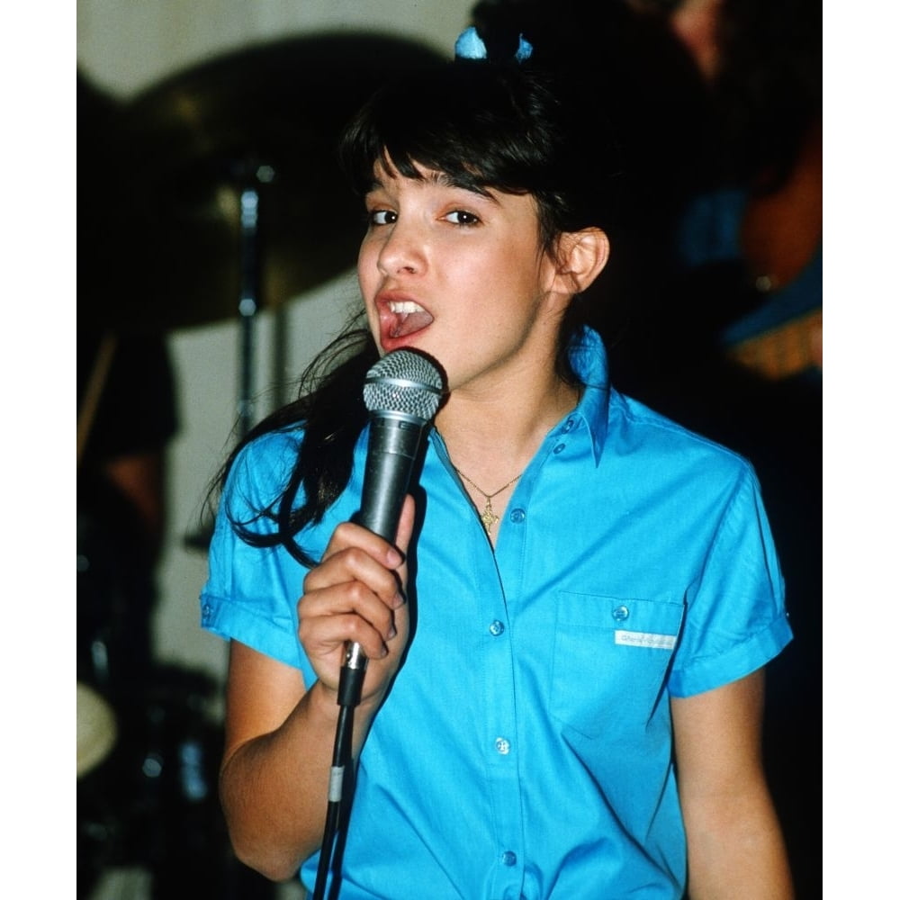 Danielle Brisbois at Michael Damian's Parents Home singing with Michael ...