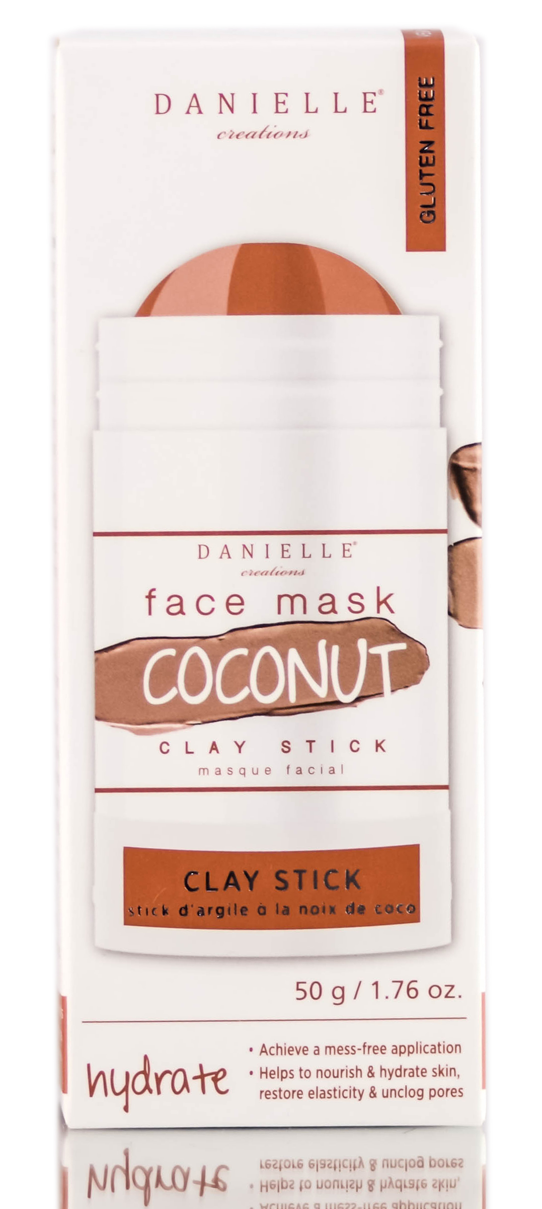 Danielle Creations Face Mask Clay Stick - Coconut / 1.76 oz - Walmart.com