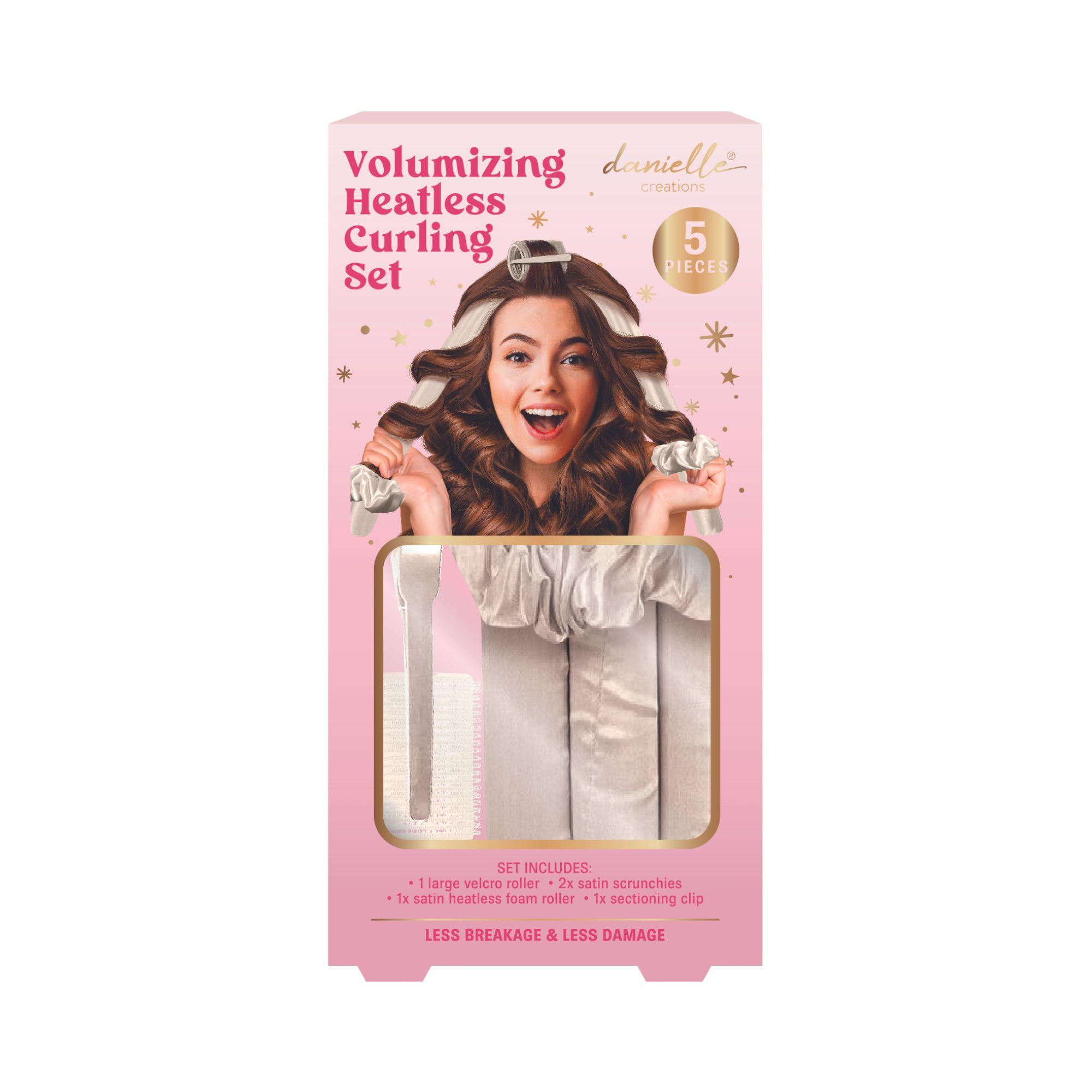 Danielle Creations Heatless Satin Hair Curler Set 5PC - Walmart.com