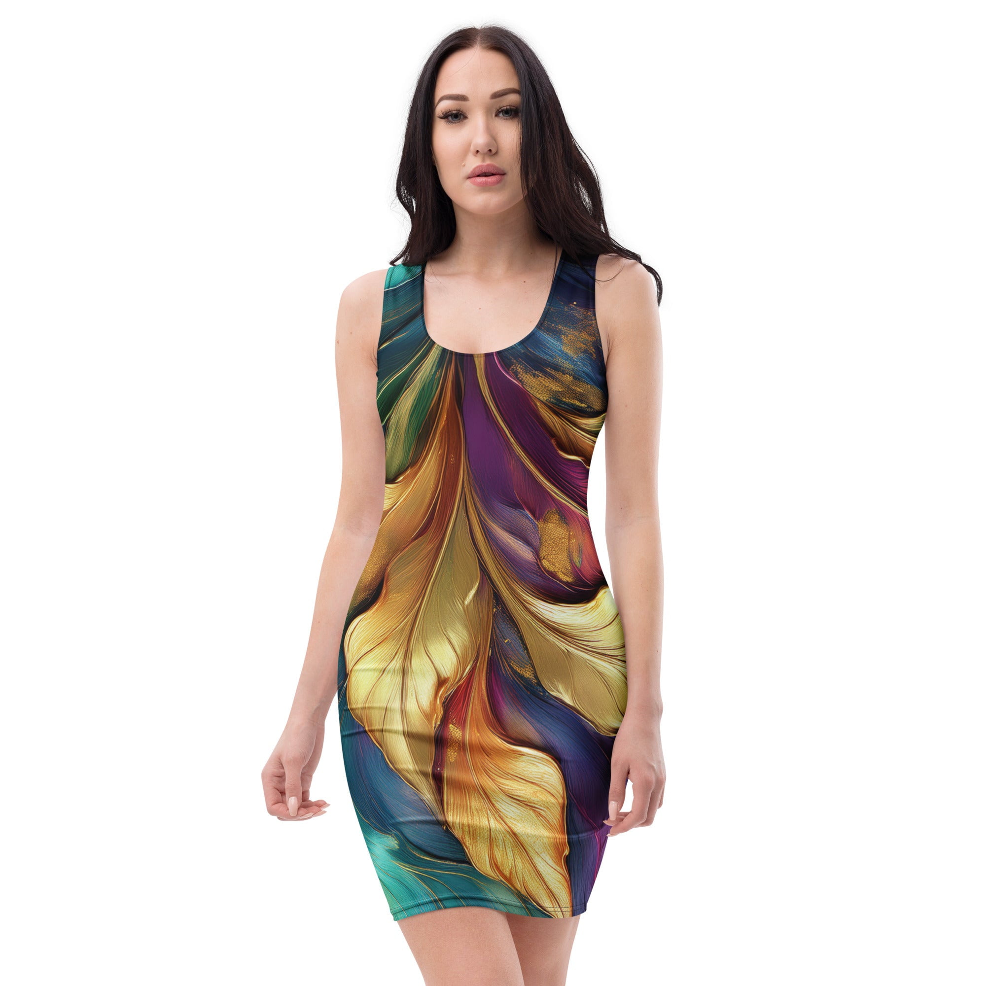 Danielle, Floral Poly-Span Dress, Ladies Floral Dress, Floral Dress ...
