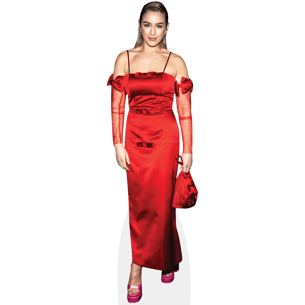 Danielle Galligan (Red Dress) Mini Cardboard Cutout Standee - Walmart.com