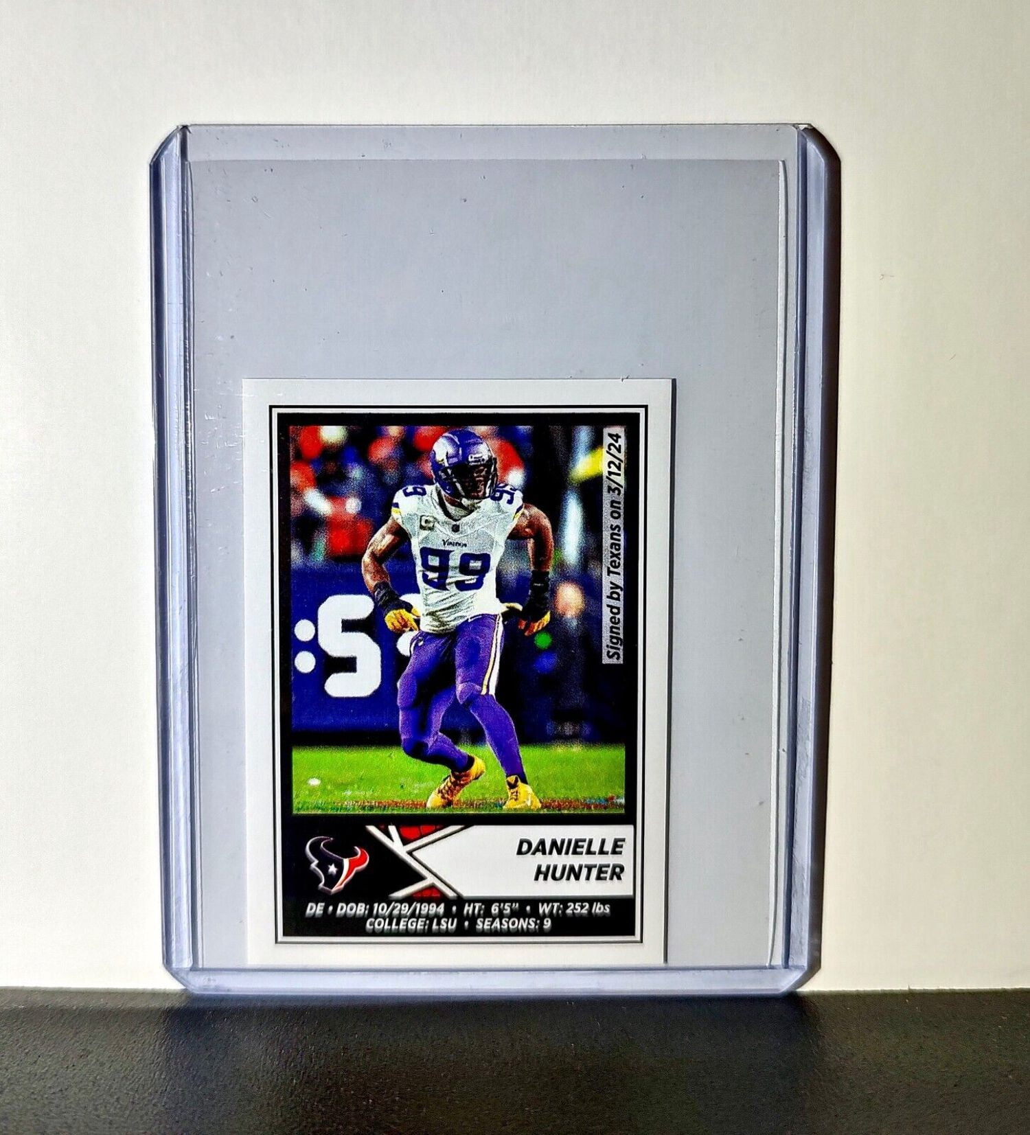 Danielle Hunter 2024 Panini NFL Sticker #181 Houston Texans - Walmart.com