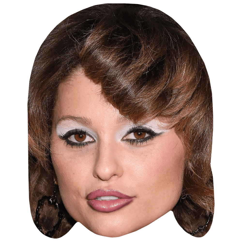 Danielle Lanza (Make Up) Celebrity Mask, Flat Card Face, Fancy Dress Mask - Walmart.com