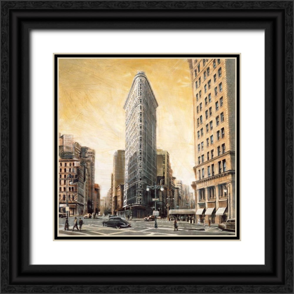 Daniels, Matthew 20x20 Black Ornate Wood Framed with Double Matting ...