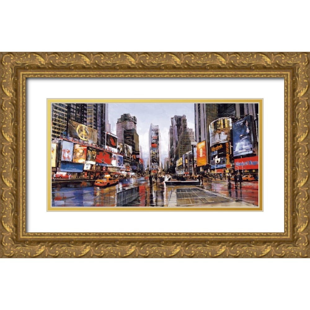 Daniels, Matthew 24x14 Gold Ornate Wood Framed with Double Matting ...
